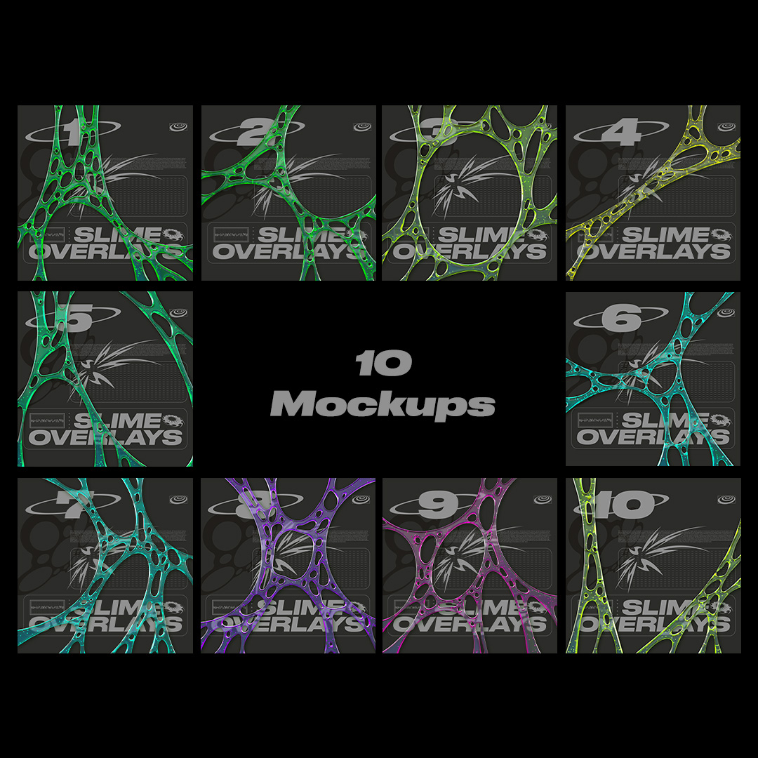 10 Slime Overlays • Dreadlabs